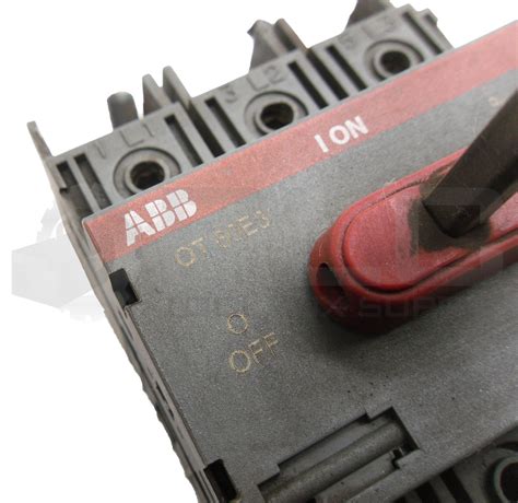 Abb Ot60e3 Rotary Disconnect Switch 600vac 60a 3ph Plc Toolbox Supply
