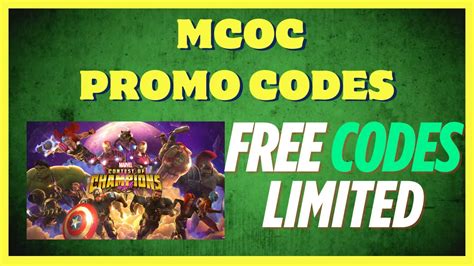 Mcoc Promo Codes New Youtube