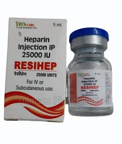 Heparin Subcutaneous Injection Sites