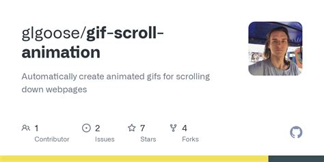 GitHub Glgoose Gif Scroll Animation Automatically Create Animated Gifs For Scrolling Down