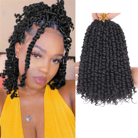 8 Packs 10 Inch Passion Twist Hair For Women Natural