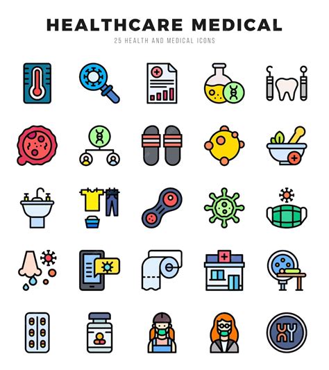 Premium Vector Icons Set Healthcare Medical For Web App Vector
