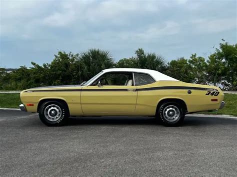 1972 Plymouth Duster Coupe Brown Rwd Manual H Code 340 For Sale
