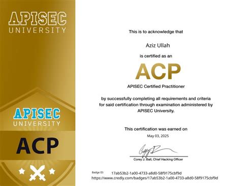 Apisec Acp Apisecurity Cybersecurity Owasp Blueteam Infosec