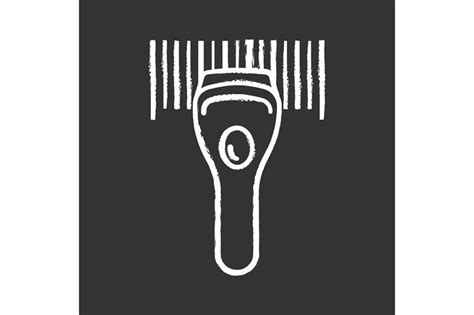 Barcode Scanning Chalk Icon Icon Chalk Barcode