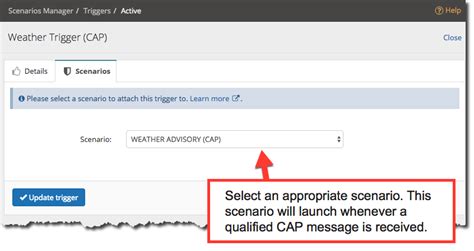 Triggers Common Alerting Protocol Cap Omnilert