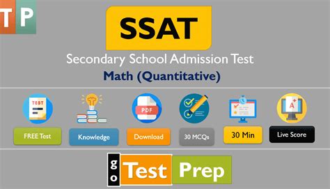 Ssat Math Quantitative Practice Test 2023 Sample Test