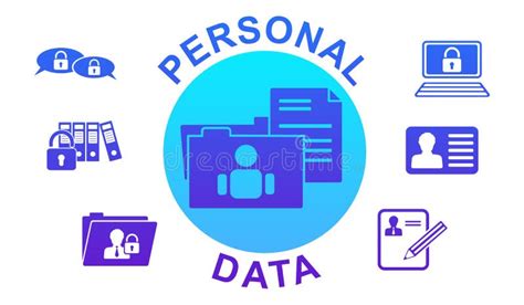 Concept Of Personal Data Stock Illustration Illustration Of