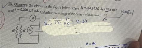 [solved] how to calculate error of rtotal iii observe th