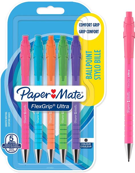 Paper Mate Flexgrip Ultra Retractable Ballpoint Pens Medium Point