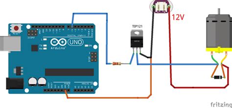 Branchement De La Carte Arduino Uno Avec Un Moteur Dc Les Composants