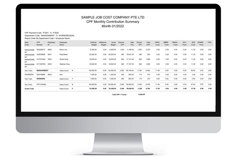 Types Of Payroll Reports In Singapore Opensoft Hr
