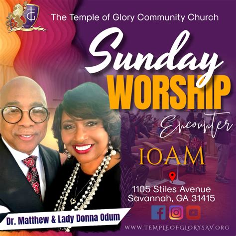 The Temple Of Glory The Temple Of Glory Community Church