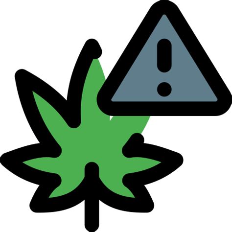 Cannabis Warning Alert Icon Download On Iconfinder