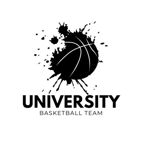 Basketball Logo Black And White