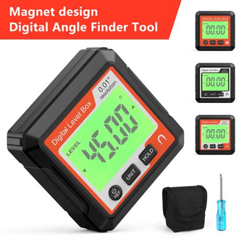 Electronic Goniometer Digital Angle Protractor Level Protractor
