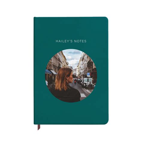 Personalised Photo Teal Notebook Lovecases