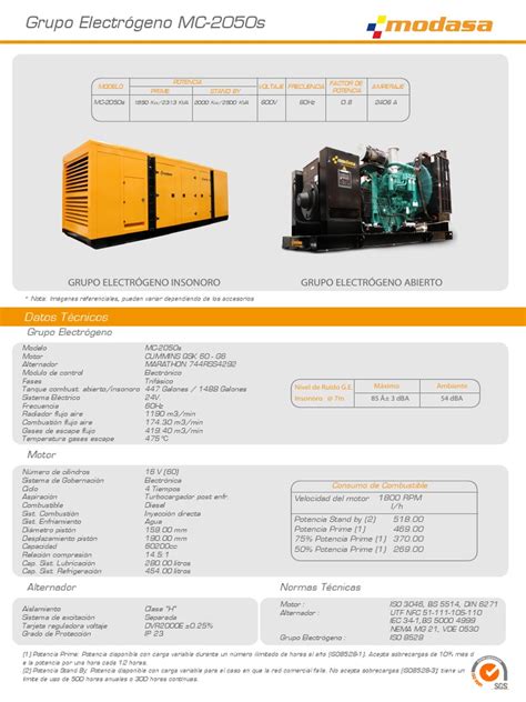 Planta Electrica 2000kva Marathon 600v Descargar Gratis Pdf Energia