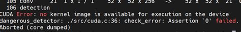 CUDA Error： no kernel image is available for execution on device | ProgrammerAH