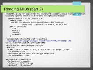 Nagios Conference William Leibzon SNMP Protocol And Nagios Plugins PPT