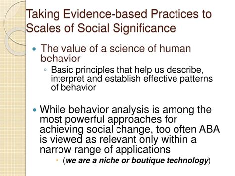 PPT - Implementing Evidence-based Practices at Scales of Social Significance PowerPoint ...