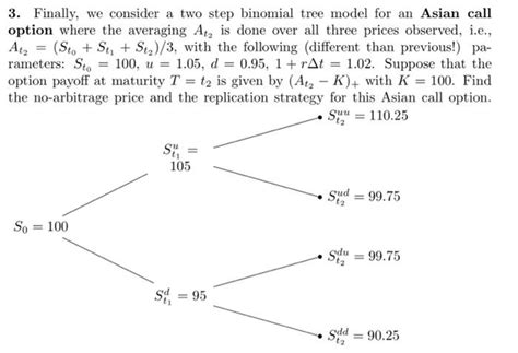 Solved Finally We Consider A Two Step Binomial Tree Model