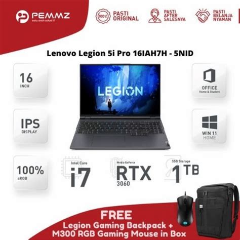 Jual Lenovo Legion I Pro Iah H Nid Wqxga I H Rtx Kab Sleman Pemmz