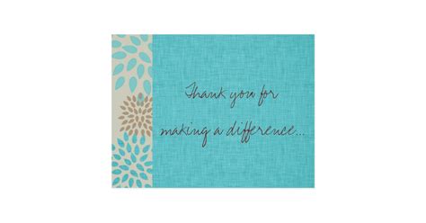 You Make A Difference Postcard
