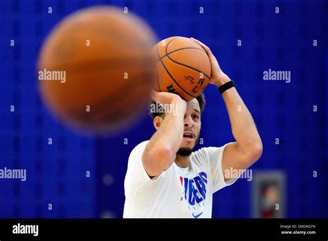 Philadelphia 76ers Seth Curry Works Out At The Teams Nba Basketball