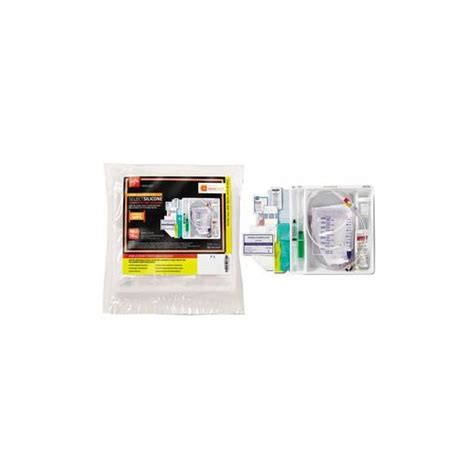 Medline 100 Silicone Temperature Sensing 2 Way Foley Catheter Tray 18