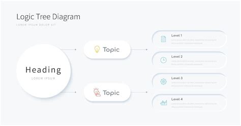 Premium Vector Logic Tree Diagram Infographic