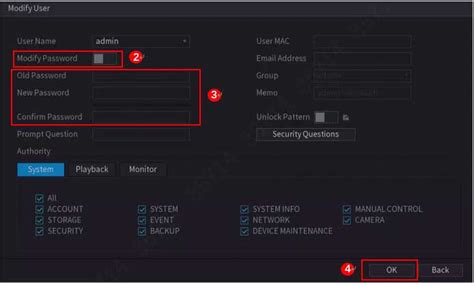 Dahua How To Reset Password Upgradereset Nvr Ipcamera Security