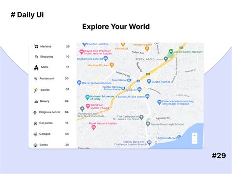 Map Ui Design By Olaide Aderoju On Dribbble