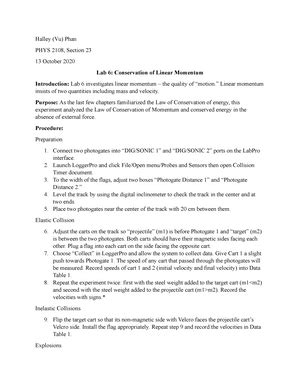 Lab Notebook PHYS Lab With Dr Amir Javaid Lab Measurement Of Mass Length