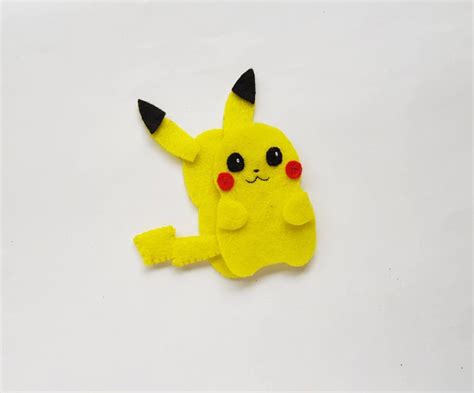 Pokémon Craft Diy Felt Pikachu Plush