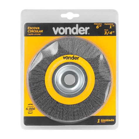 Escova Aco Rotativa Carbono 6 X 34