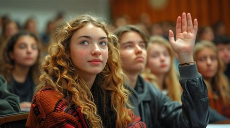 A Group Of Students Engaged In A Debate In A Classroom Setting With