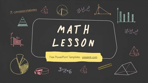 Math Lesson Powerpoint Template Prezentr Templates