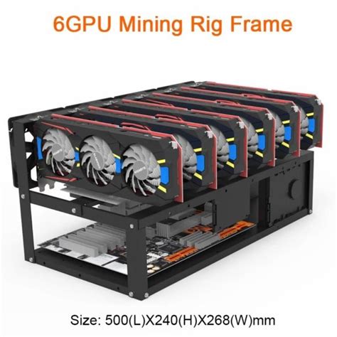 Jual Rak Mining Rig Vga Open Air Mining Frame Case Mining Rig 6 8 Gpu Shopee Indonesia