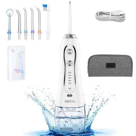 H2ofloss Water Dental Flosser Portable Dental Oral Irrigator With 5 Modes 6