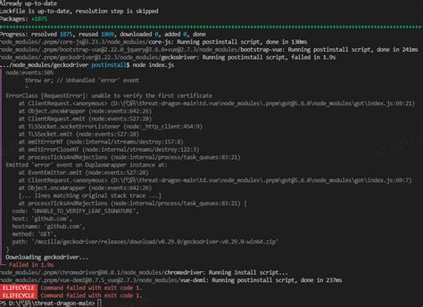Sometimes Fail To Install Geckodriver On Windows Platform · Issue 471 · Owaspthreat Dragon