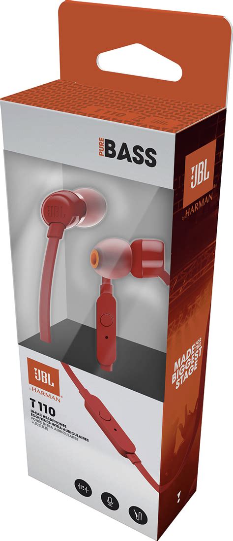 JBL T In Ear Headset Mm Jack Red F Mobil Cz