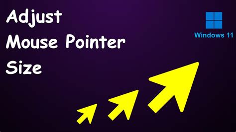 How to Change Mouse Pointer Size in Microsoft Windows 11/10 | Adjust the Size of Mouse Pointer ...
