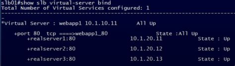 A10 Slb How To Configure A Layer 4 Virtual Server Analysisman