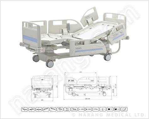 Hospital Bed Dimensions Chart Icu Beds Icu Electrical Beds Icu Beds