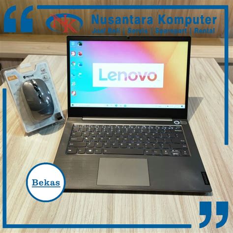 Jual Laptop LENOVO ThinkBook 14 IML Grey Core I3 Gen 10 Ram 8gb Ssd 256 Dual VGA AMD Radeon