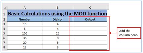 How To Use Mod Function In Excel Resource
