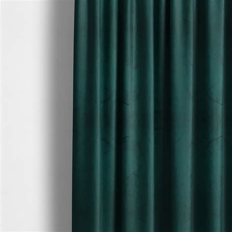 Alpha Plain Durable Velvet Brushed Cotton Effect Upholstery Fabric Teal
