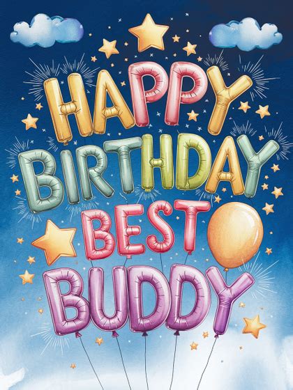 Free Watercolor Happy Birthday Card