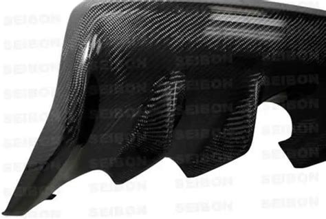 Seibon 08 09 Mitsubishi Evo X Oem Style Carbon Fiber Rear Diffuser Rv